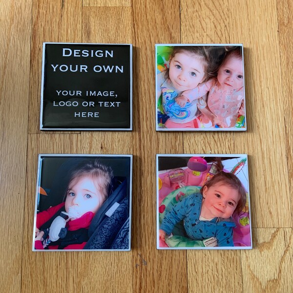 Personalized Photo Coasters - Etsy