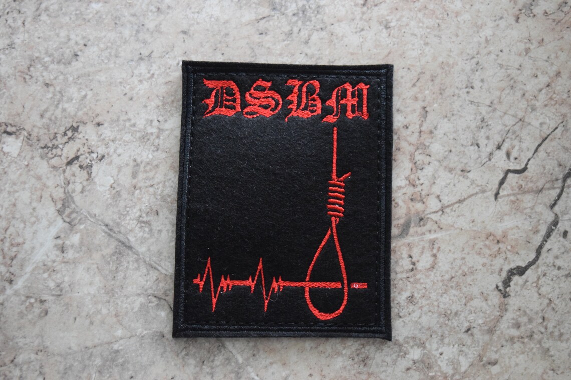 Depressive Suicidal Black Metal DSBM Patch Besticktes Logo | Etsy