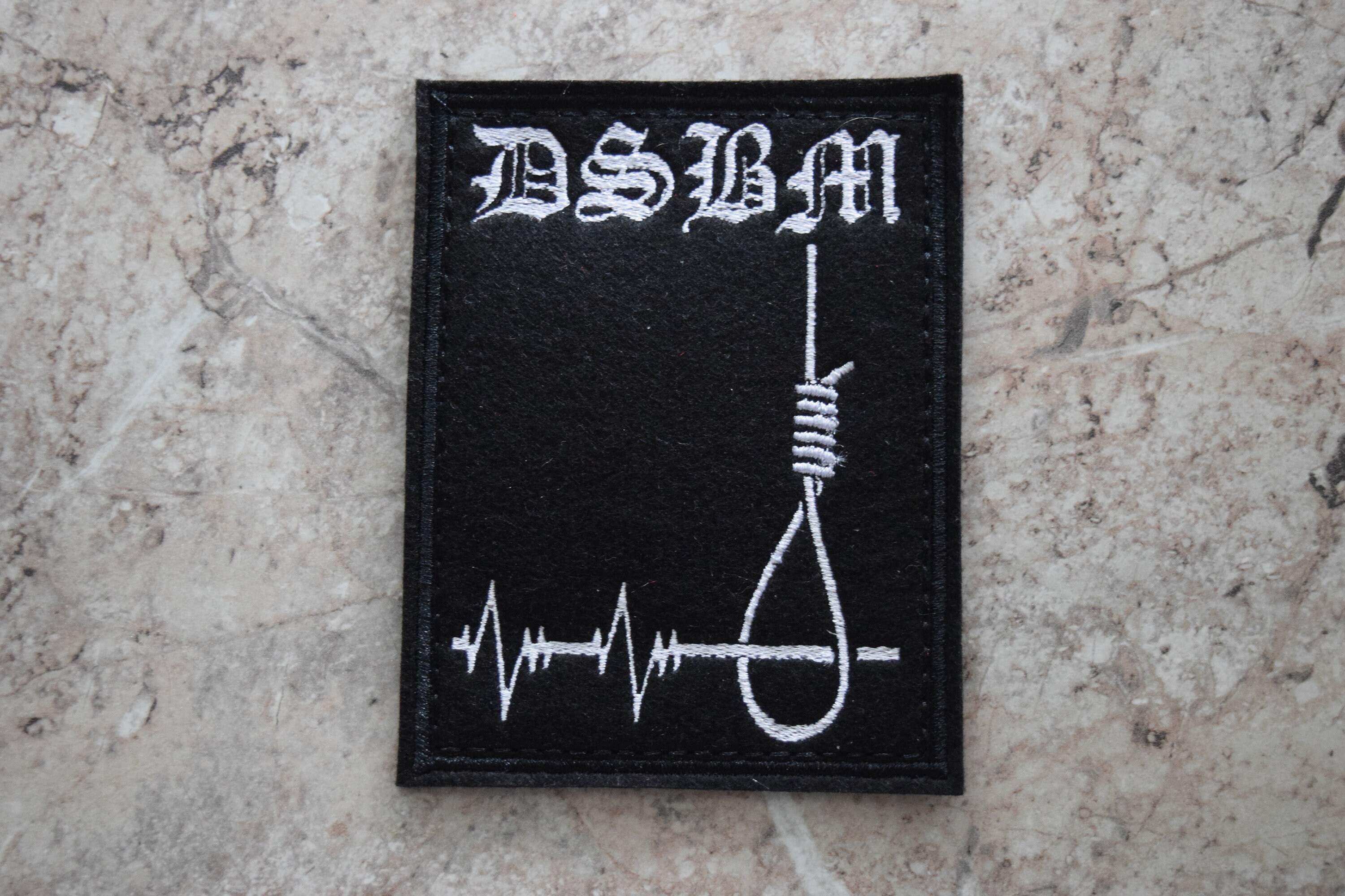 Depressive Suicidal Black Metal DSBM patch Embroidered logo | Etsy