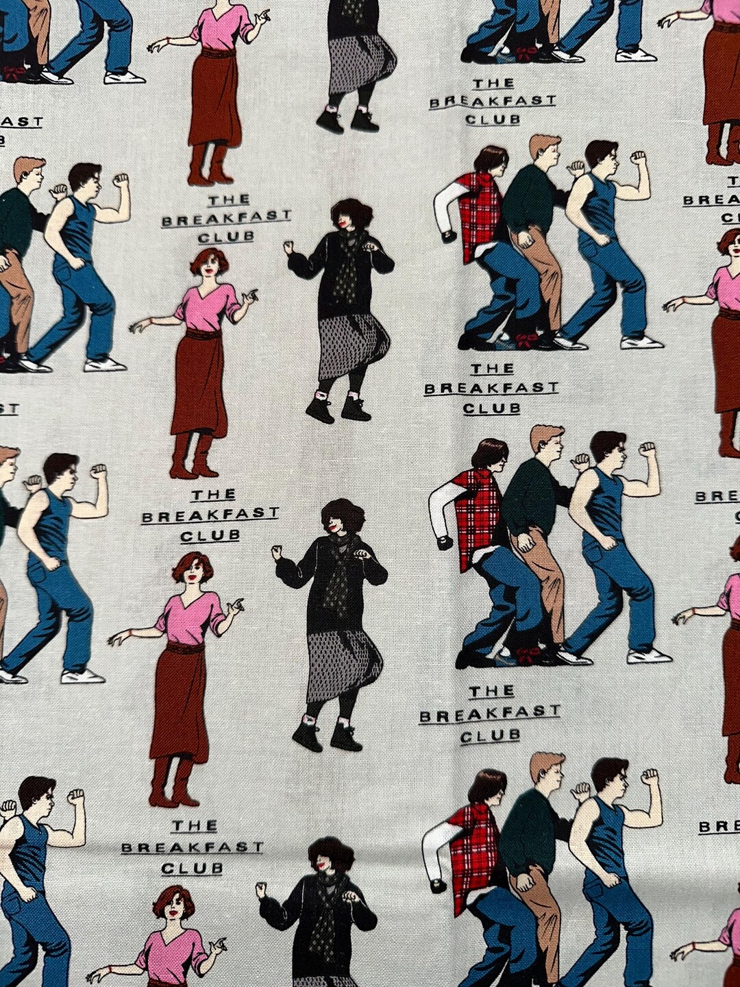 The Breakfast Club Library Dance Scene Cotton Fabric Fat Quarter 18”x21 ...