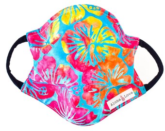 Tropical face mask | Etsy