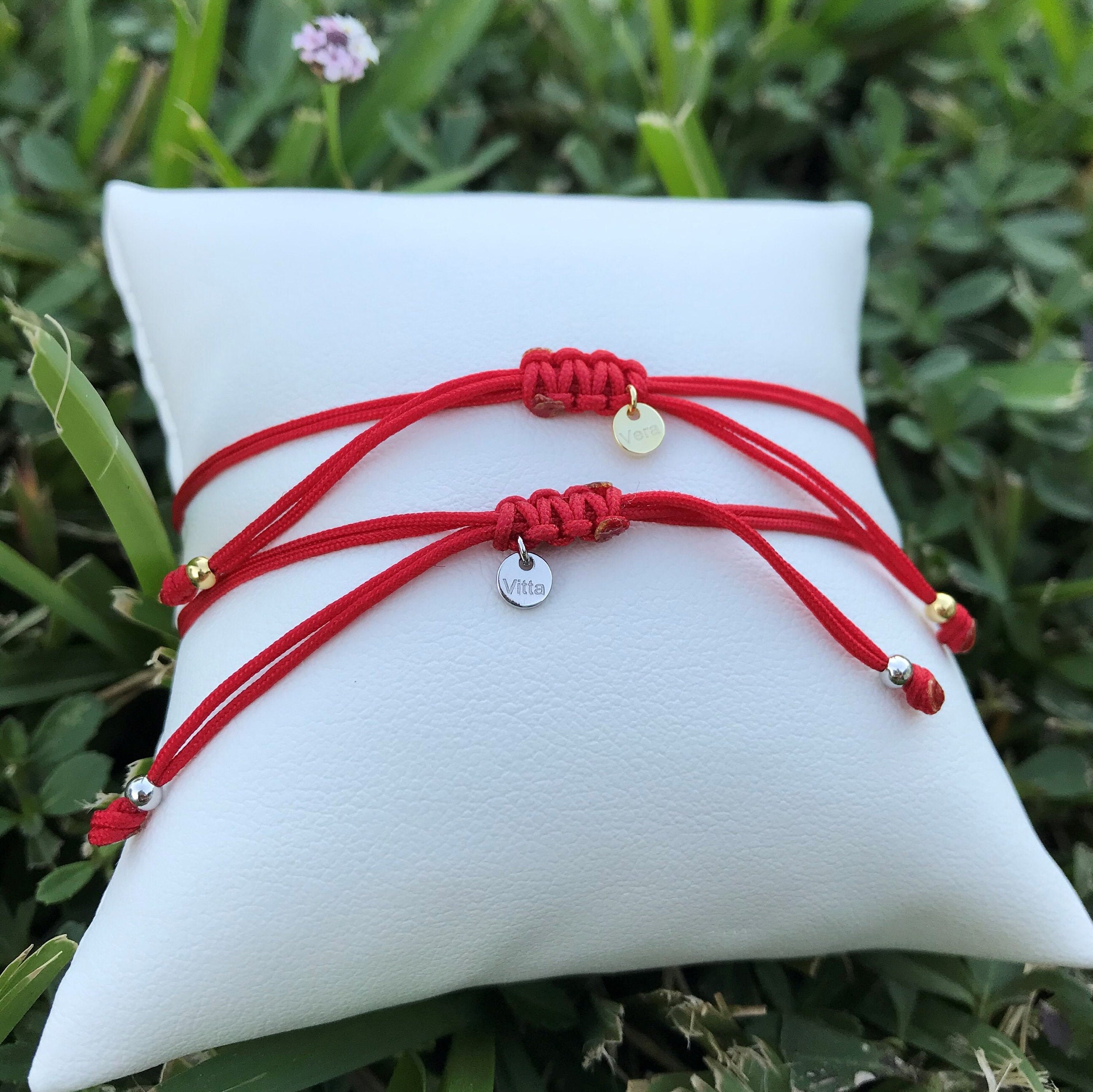 Infinity Gold Bracelet. Adjustable Red String. Infinity Charm | Etsy