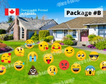 Emoji Lawn Sign - Etsy