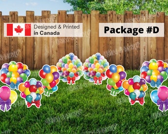 Balloons Yard Sign - Etsy
