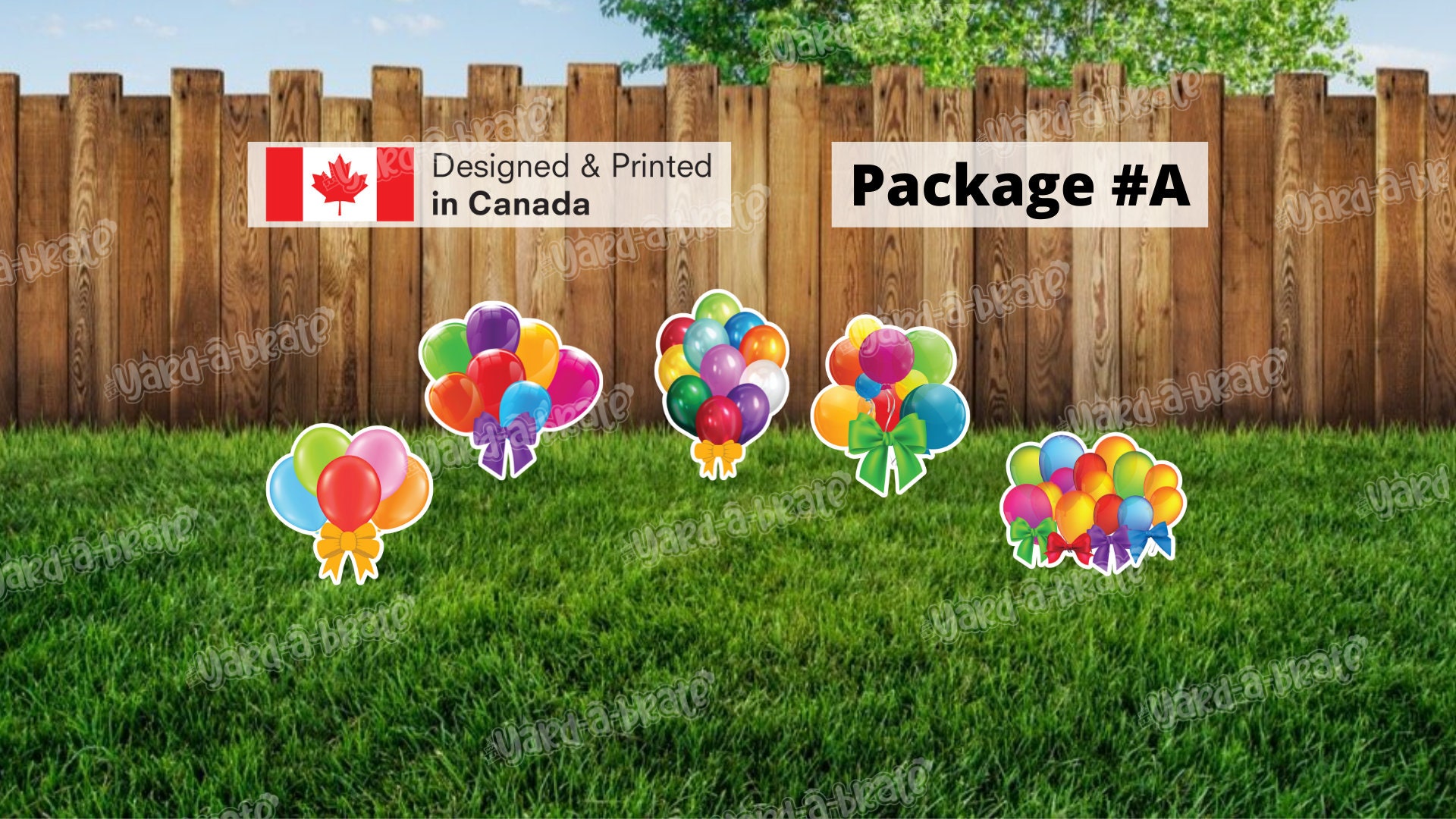 Balloon Signs Package Balloons 1824 Tall Total | Etsy