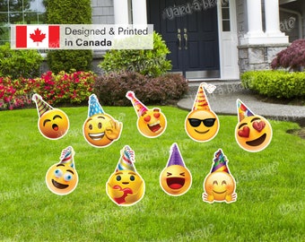 Love Emoji Yard Sign - Etsy