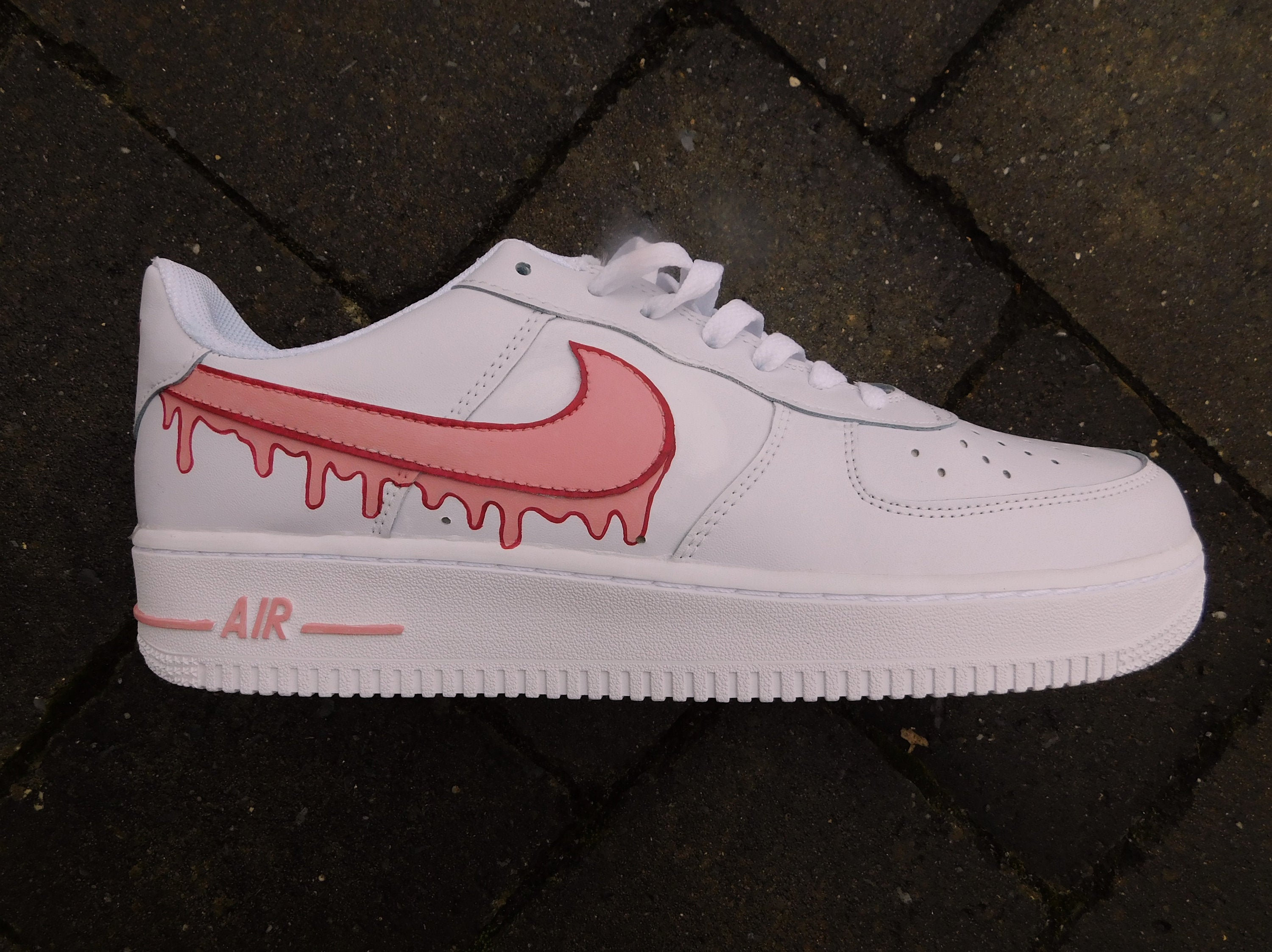 Any Color Custom Drip Air Force 1 - Etsy