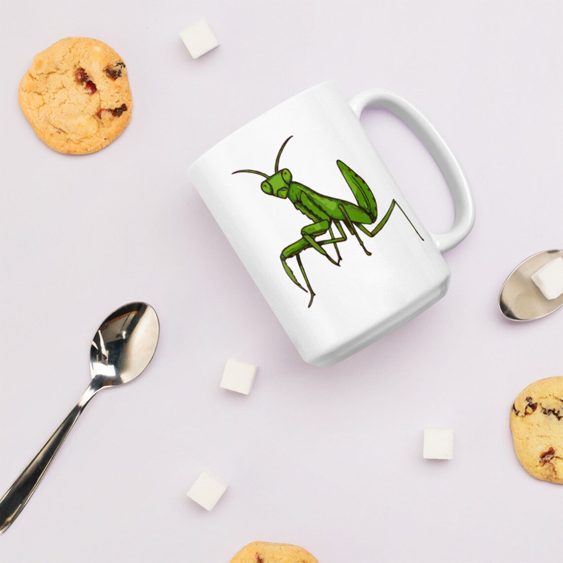 Praying Mantis Mug Mantis Coffee Cup | Etsy