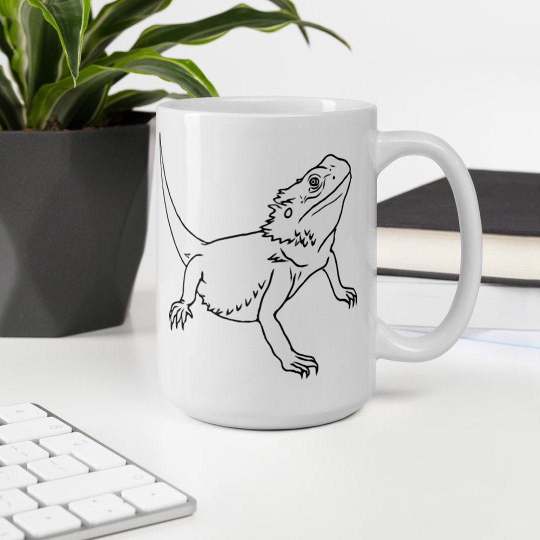 Bearded Dragon Mug, Beardy Coffee Cup - Etsy