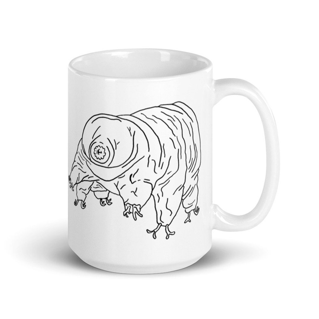 Tardigrade Mug, Tardigrade Coffee Cup, White Glossy Mug - Etsy