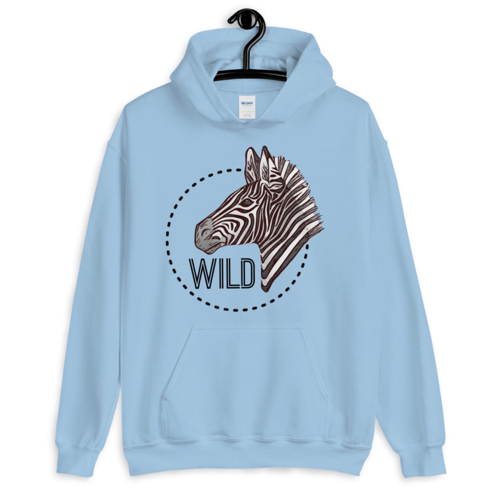 Wild Zebra Hoodie, Unisex Hoodie - Etsy