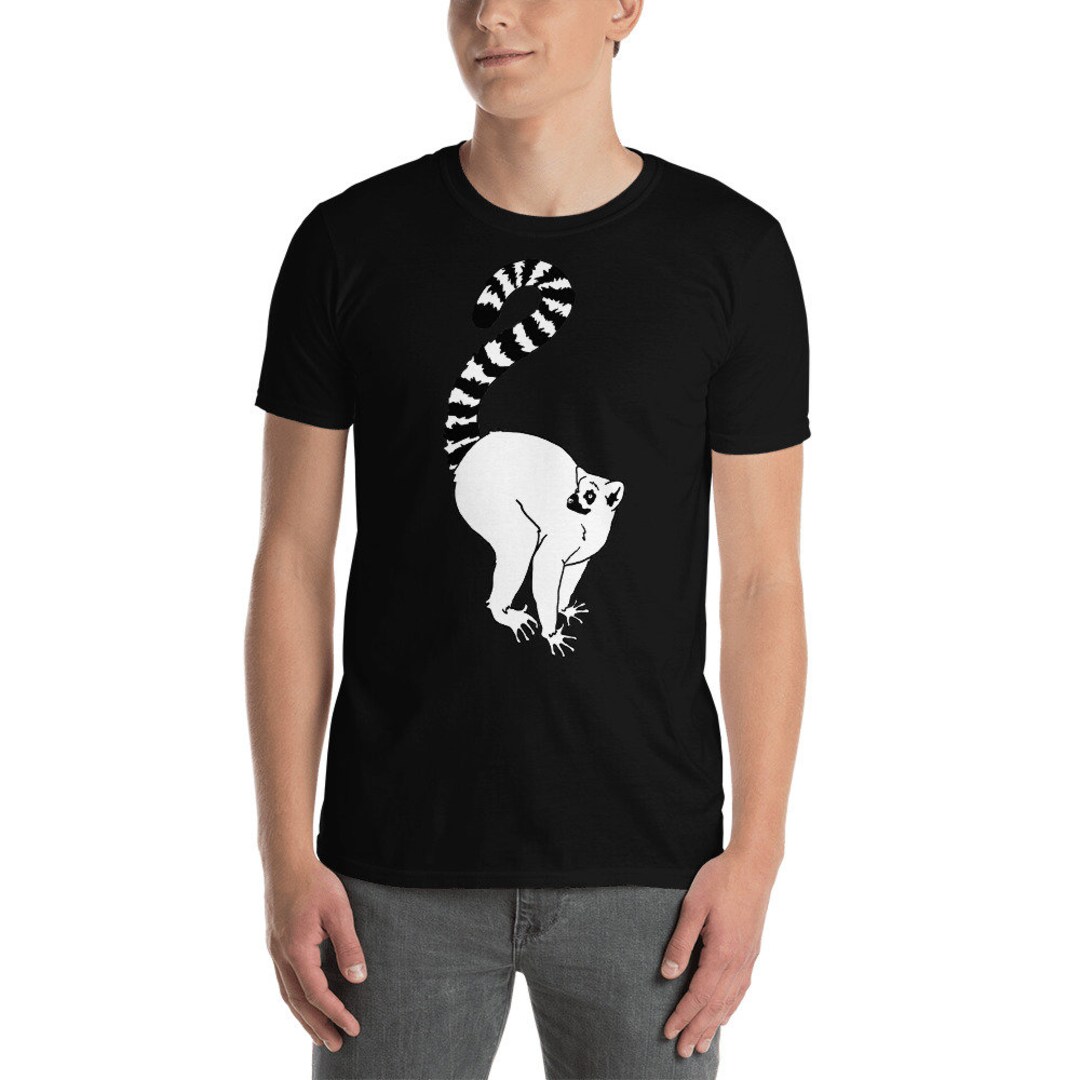 Ring Tail Lemur Shirt, Lemur Gift, Zookeeper Gift, Short-sleeve Unisex ...