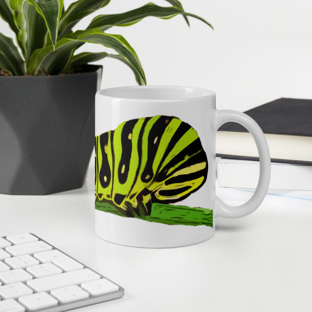 Caterpillar Mug, Caterpillar Coffee Cup, Caterpillar Gift - Etsy
