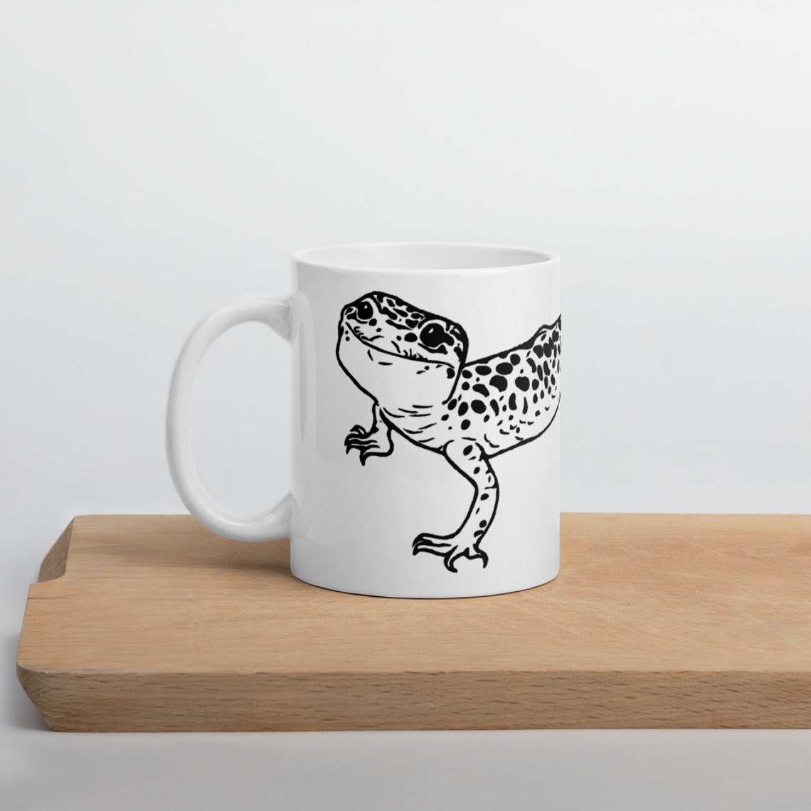 Leopard Gecko Mug Gecko Coffee Cup Leopard Gecko Gift White - Etsy