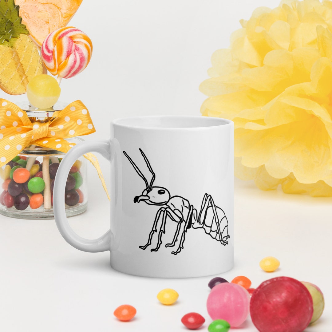 Ant Mug, Ant Coffee Cup, Ant Gift, Insect Mug, White Glossy Mug - Etsy