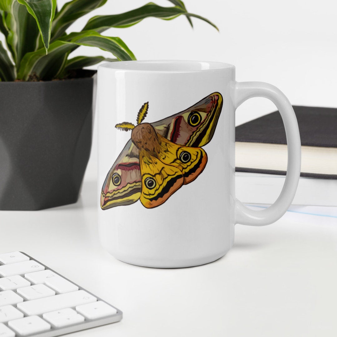 Emperor Moth Mug, Moth Coffee Cup - Etsy