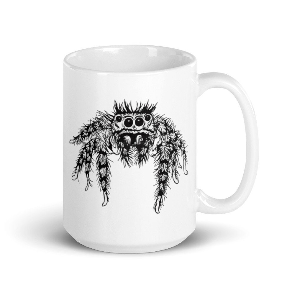Jumping Spider Mug, Arachnid Mug, Spider Coffee Cup - Etsy
