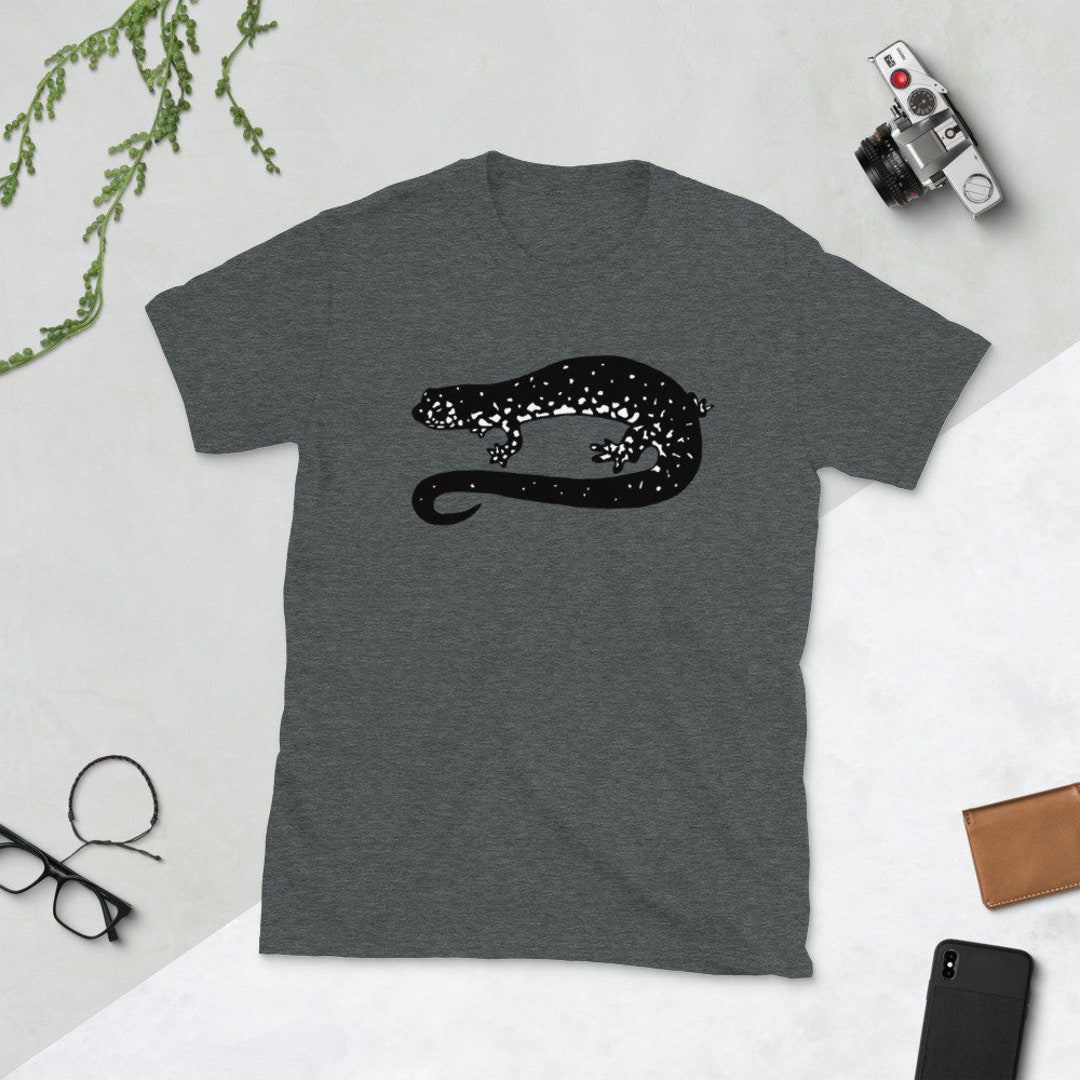 Slimy Salamander Shirt, Short-sleeve Unisex T-shirt, Herpetology - Etsy