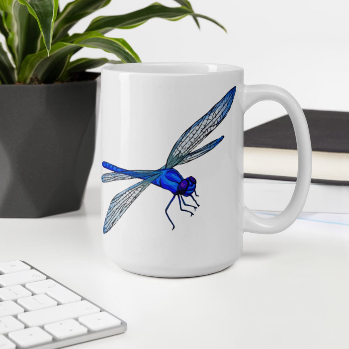 Dragonfly Mug, Dragonfly Coffee Cup, Insect Mug - Etsy