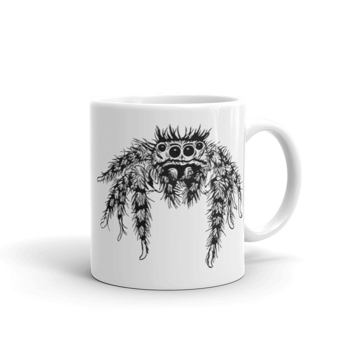 Jumping Spider Mug, Arachnid Mug, Spider Coffee Cup - Etsy