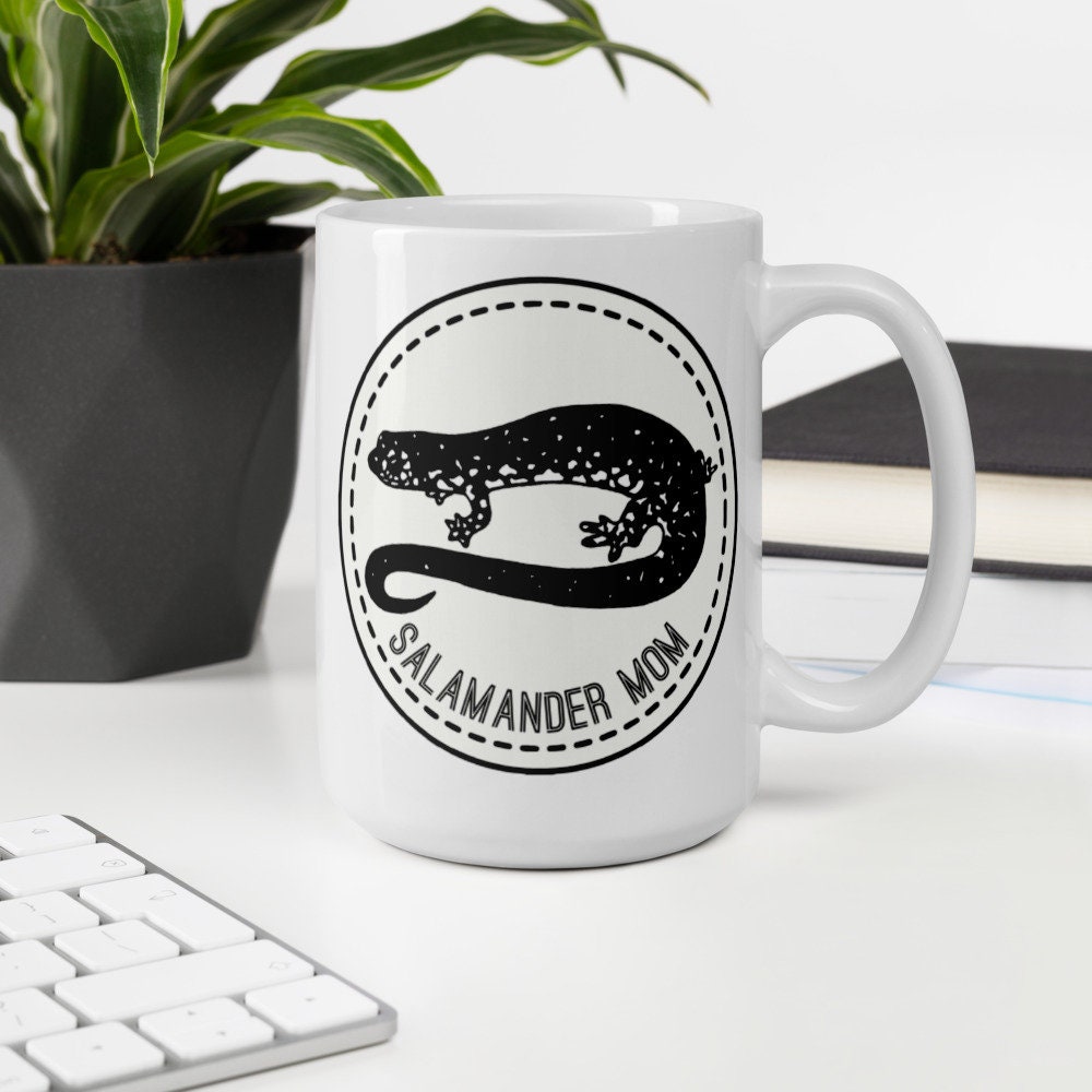 Salamander Mom Mug, Salamander Coffee Cup, Herpetologist Mug, Amphibian ...