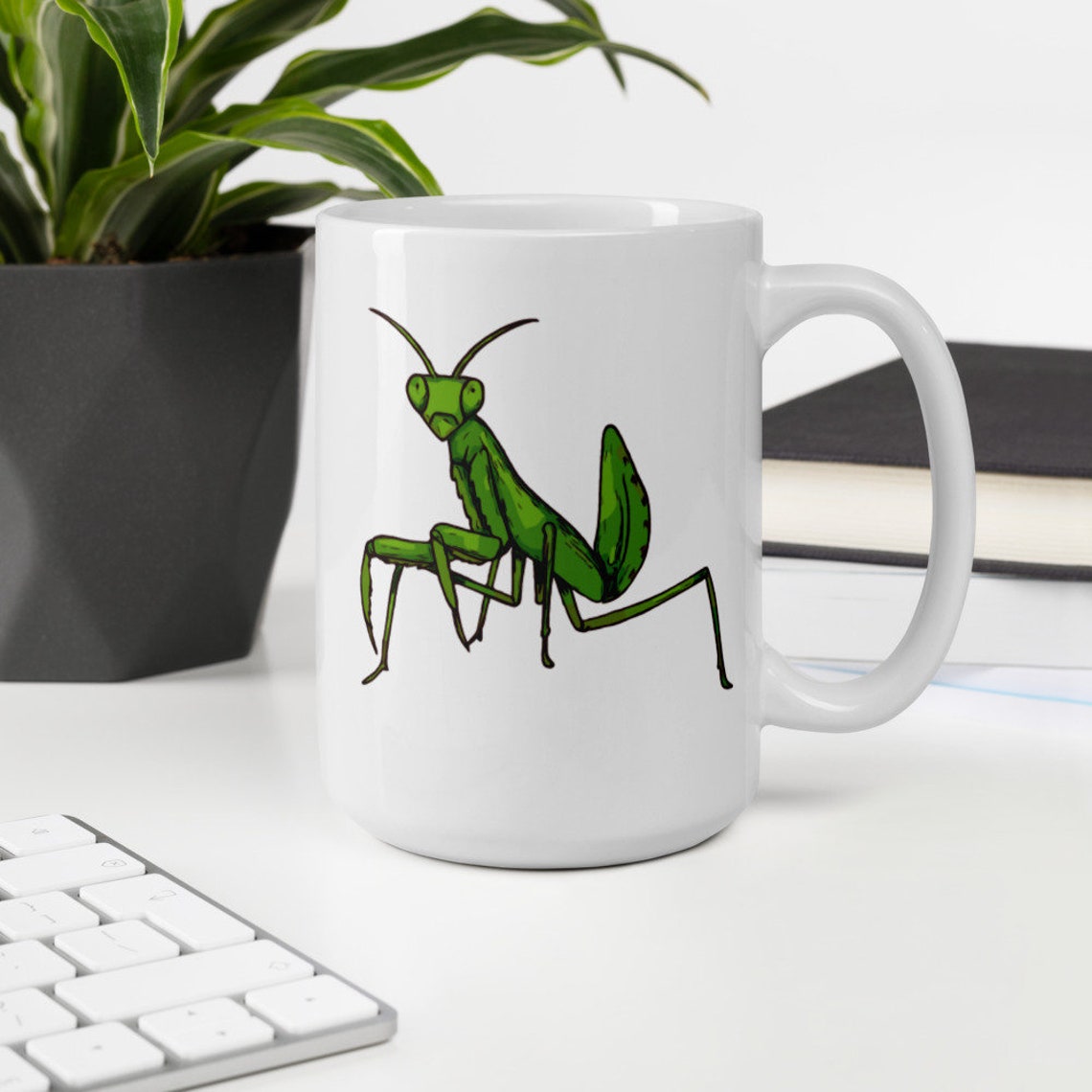 Praying Mantis Mug Mantis Coffee Cup | Etsy