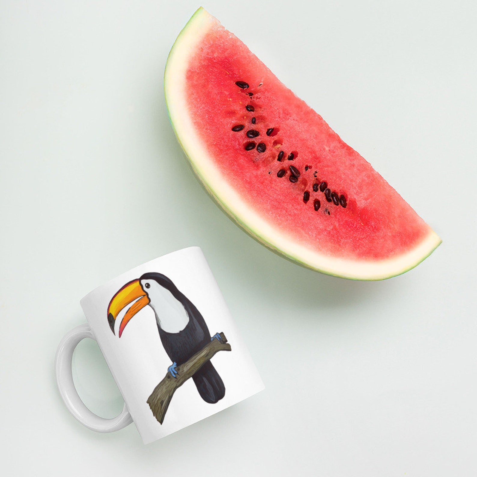 Toucan Mug, Toucan Coffee Cup, Bird Mug - Etsy