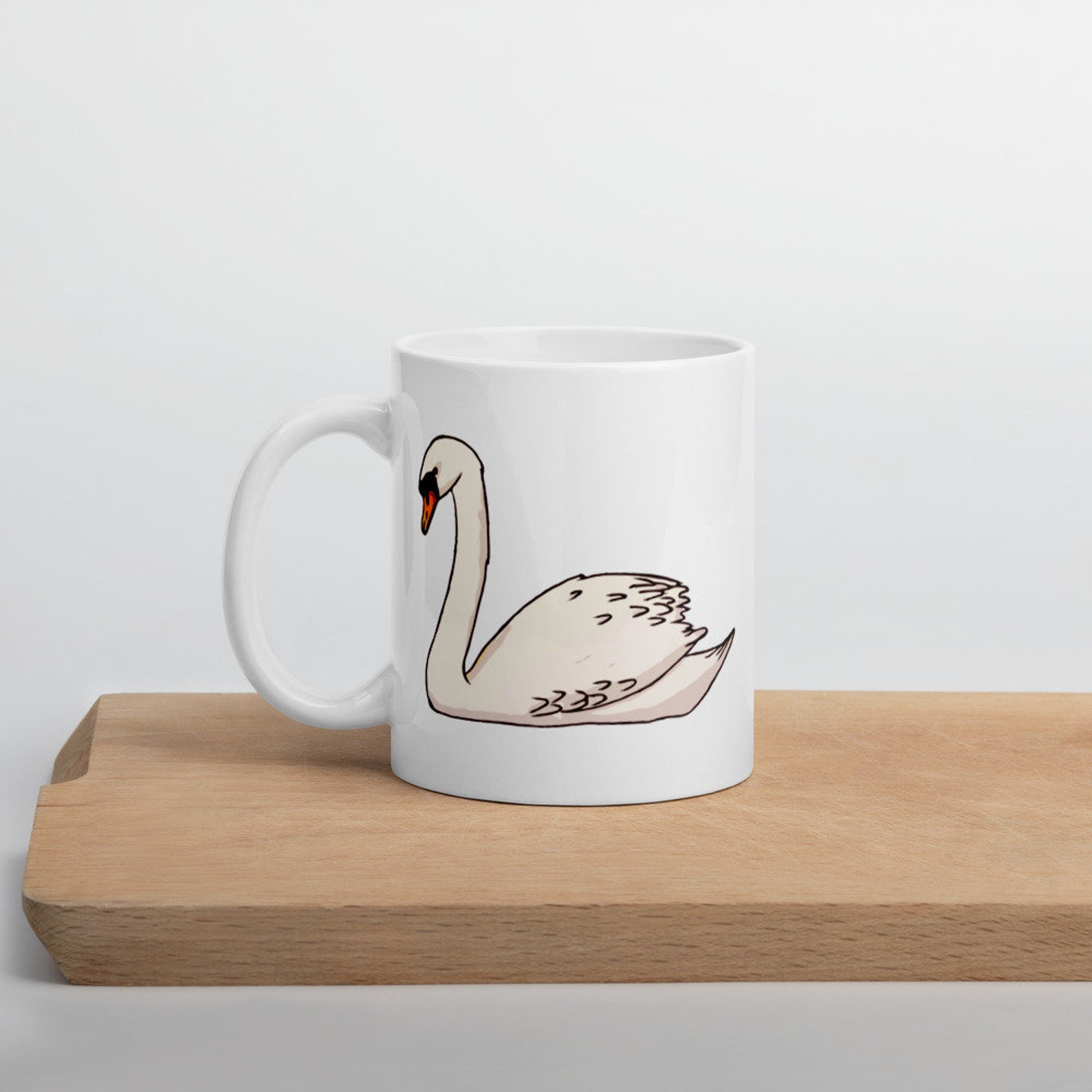 Swan Mug, Swan Coffee Cup - Etsy