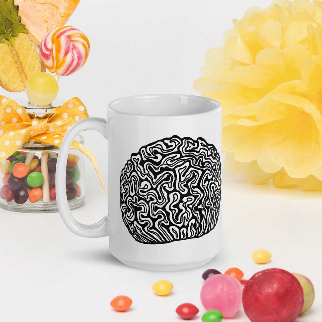 Brain Coral Mug, Coral Coffee Cup, DLAB Mug, Brain Coral Gift, Diploria ...