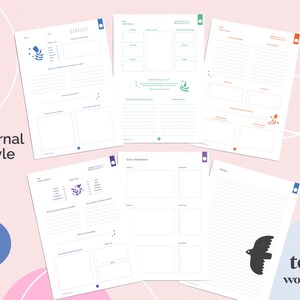 Printable Rainbow Oracle Card Worksheets - Rainbow Edition (US Letter ...