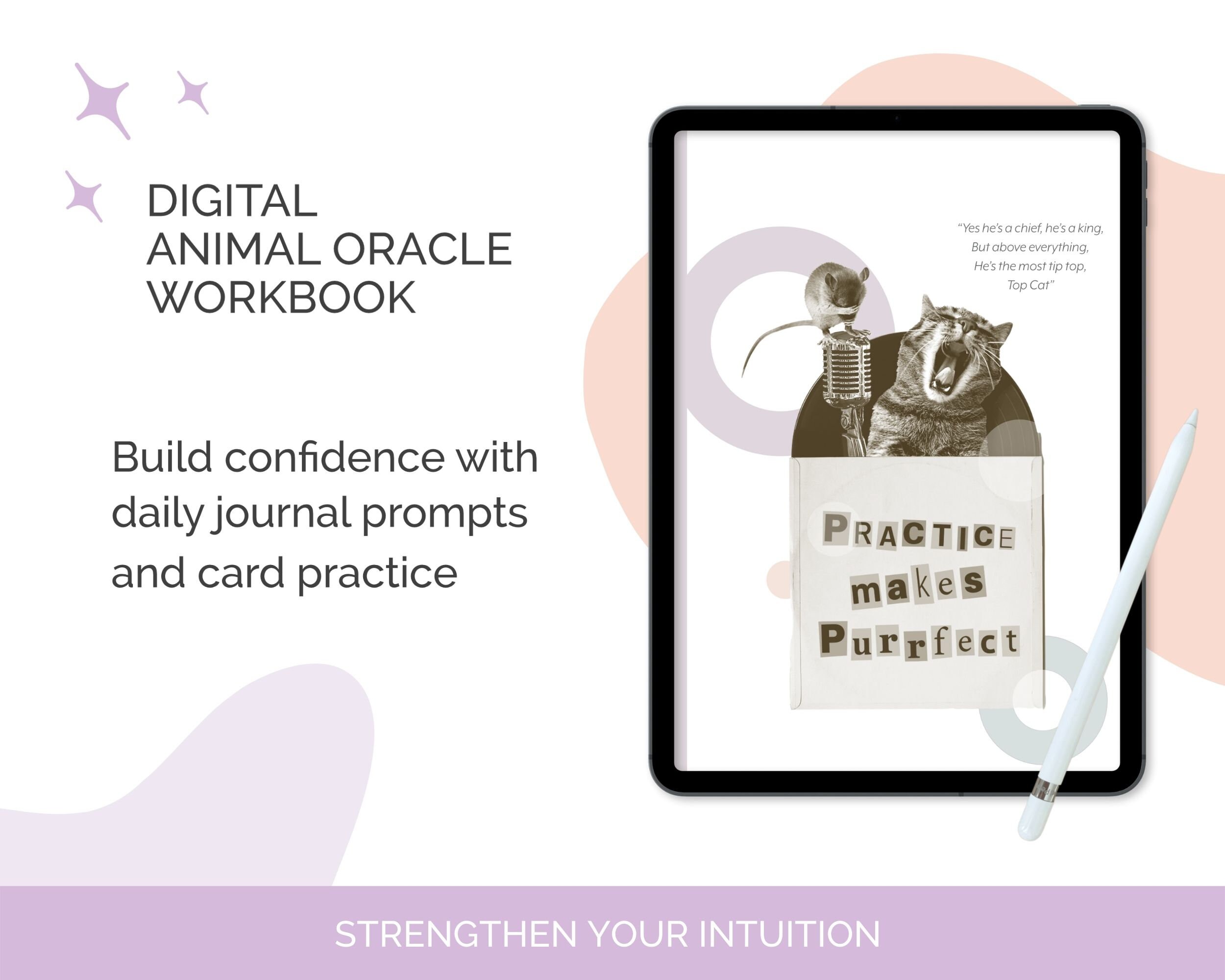 Oracle Card Workbook | Oracle Card Journal | Animal Oracle | Instant ...