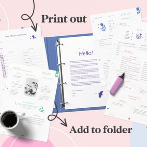 Printable - Rainbow Oracle Card Worksheets - Rainbow Edition (A4) - Etsy