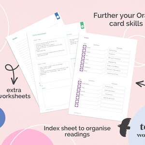 Printable Rainbow Oracle Card Worksheets - Rainbow Edition (US Letter ...