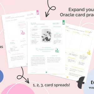 Printable Rainbow Oracle Card Worksheets - Rainbow Edition (US Letter ...
