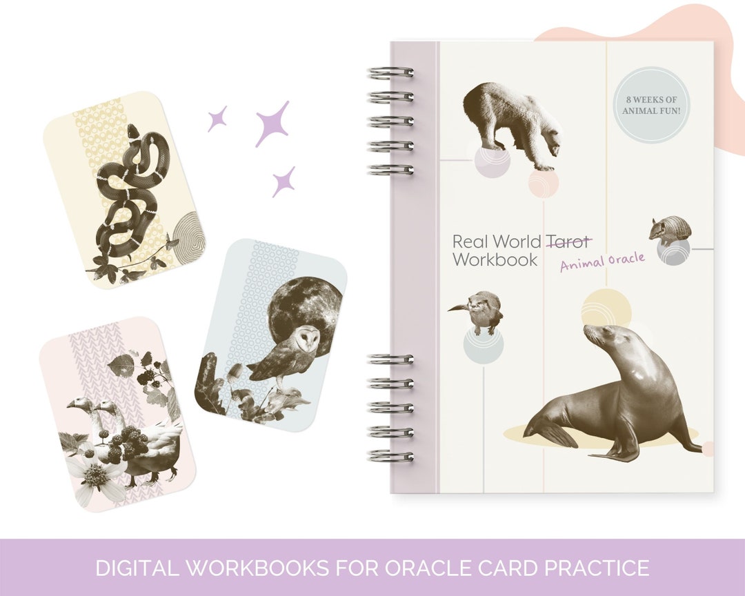 Oracle Card Workbook | Oracle Card Journal | Animal Oracle | Instant ...