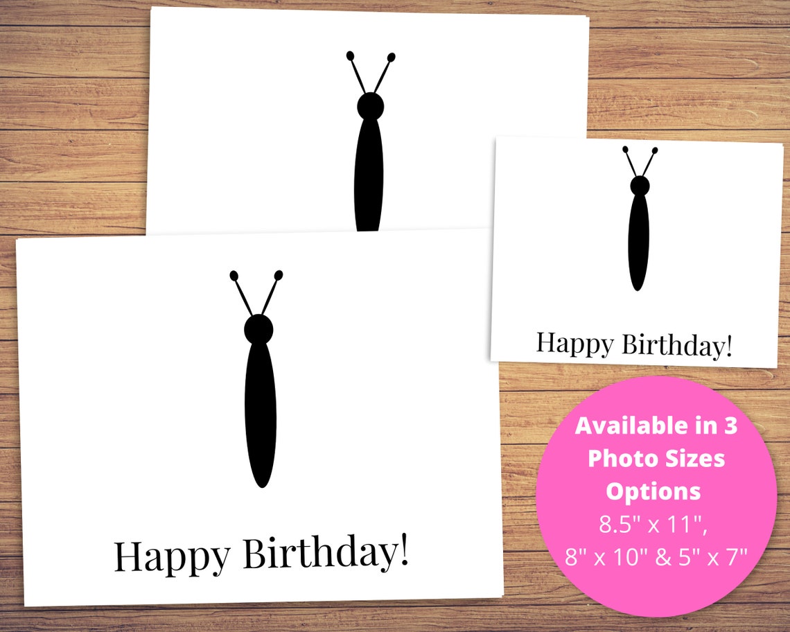 Happy Birthday | Handprint or Footprint Printable Card | Birthday Gift ...