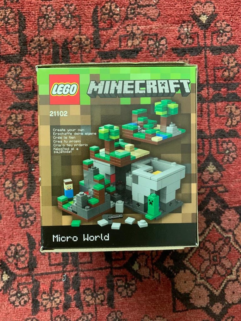 Lego Minecraft Set 21102 Microworld the Forest Retired 442 Pieces NEW ...