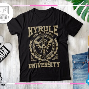 Hyrule University Legend of Zelda Link SVG Vector File, PDF, Cameo ...