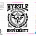 Hyrule University Legend of Zelda Link SVG Vector File, PDF, Cameo ...
