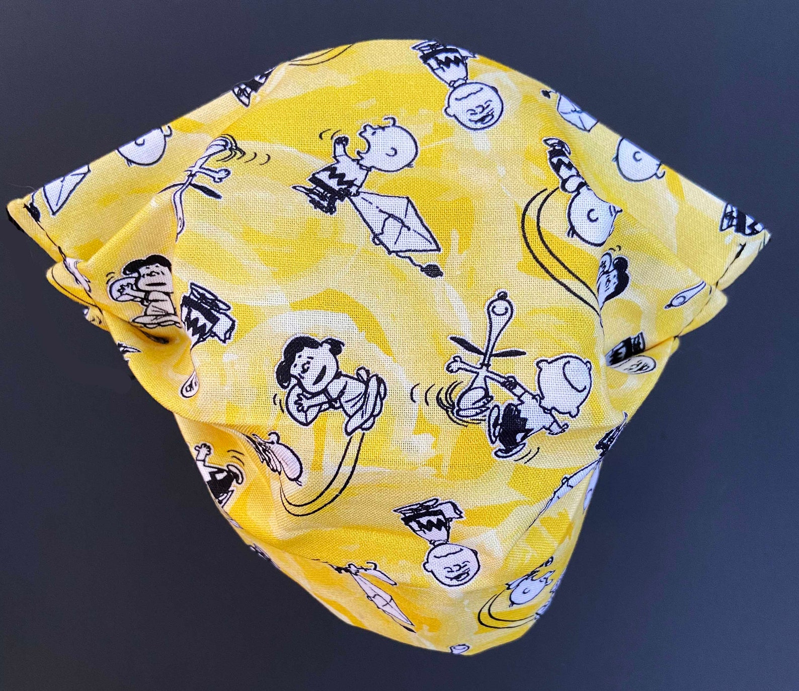 Adjustable Snoopy Face Mask Child or Adult size Peanuts face | Etsy