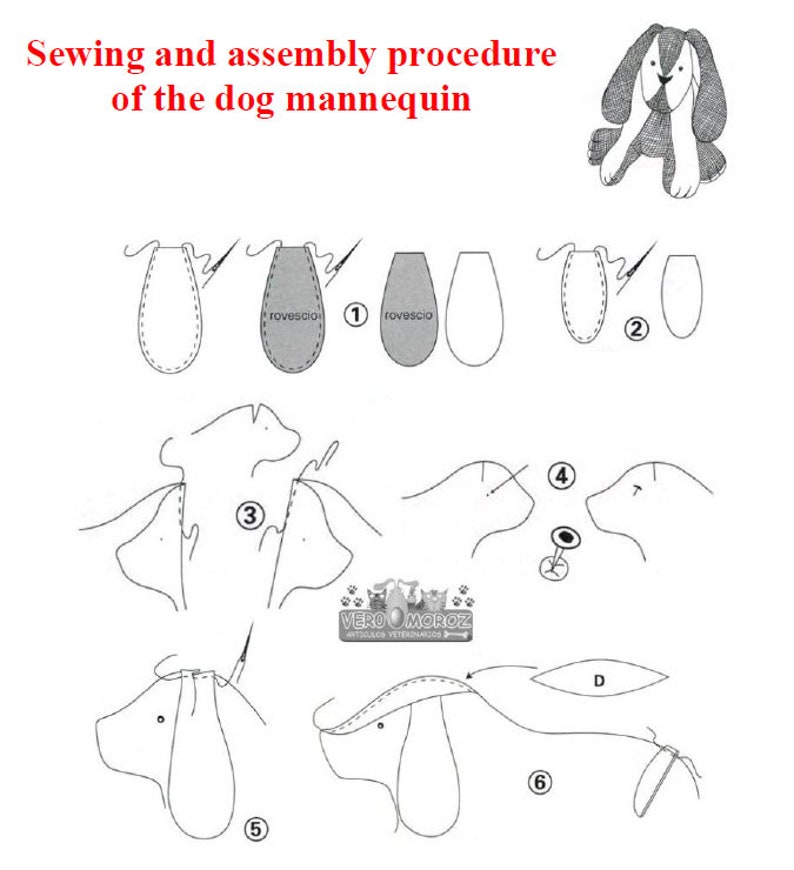 Dog Mannequin in 6 Sizes Sewing Pattern PDF Dog Clothes - Etsy Australia