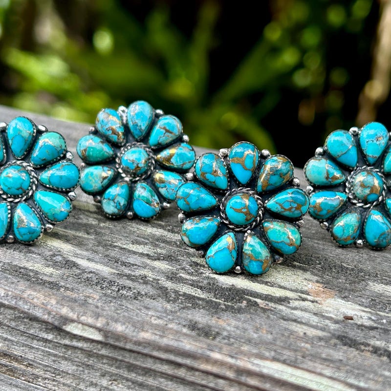 Genuine Turquoise Jewelry - Etsy