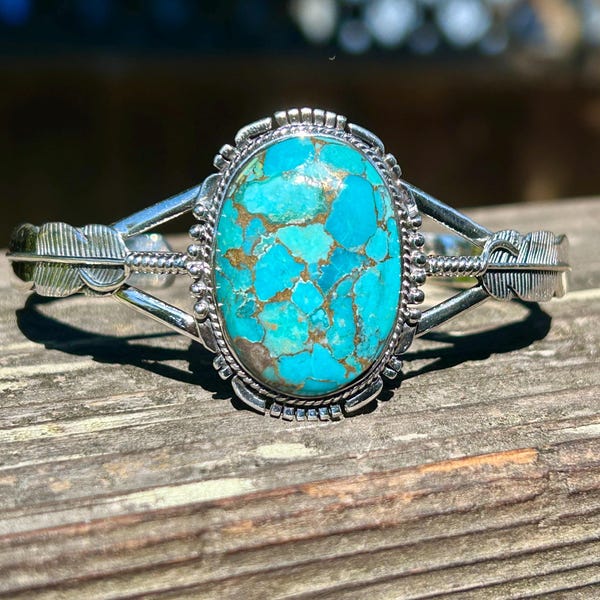 Turquoise Cuff - Etsy