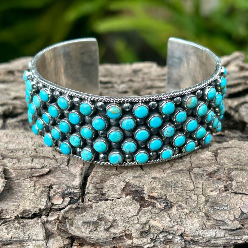 Kingman Cuff Cluster - Etsy