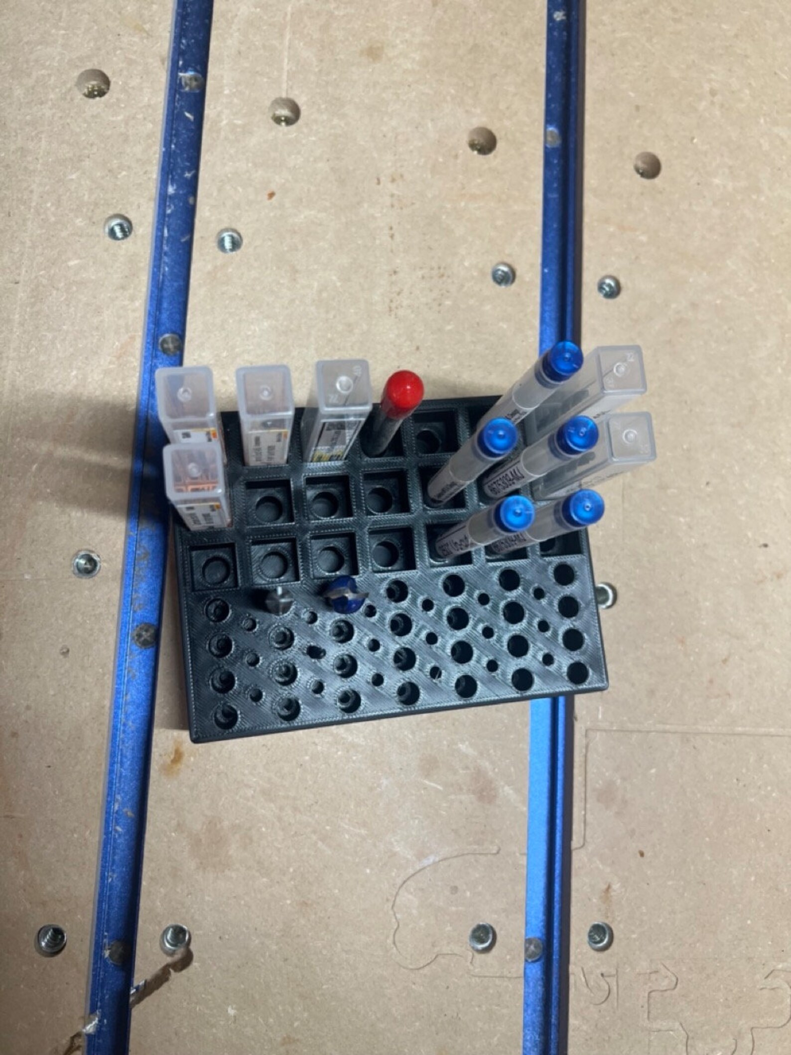 CNC Bit Organizer Tray (3D STL File) - Etsy