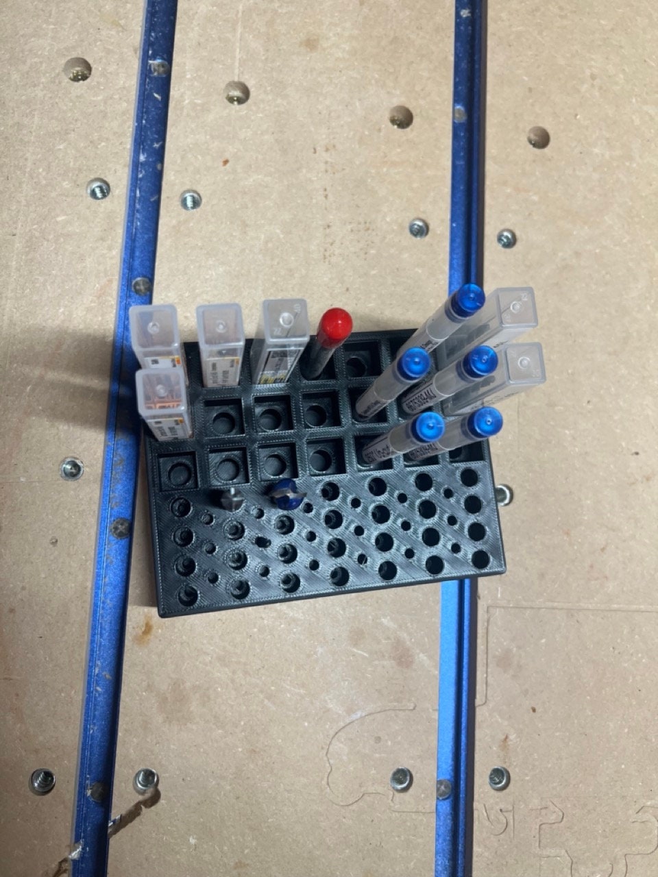 CNC Bit Organizer Tray (3D STL File) - Etsy
