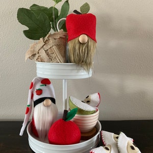 Apple Gnome, Fall Gnome, Fruit Gnome, Gnome, Farmhouse Home Decor ...
