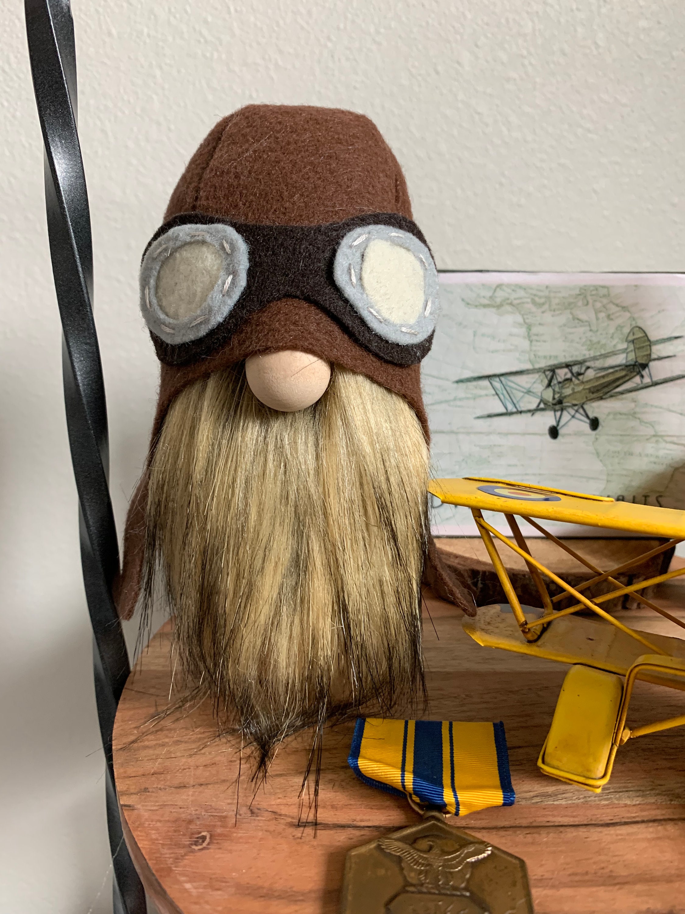 Aviator Gnome Pilot Gnome Gnome Farmhouse Home Decor - Etsy