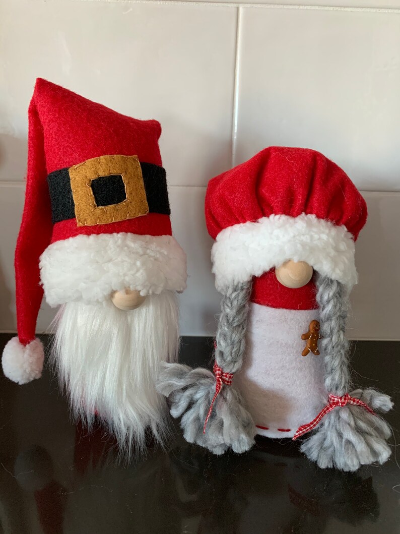 Mrs. Claus Gnome Christmas Gnome Holiday Gnome Gnome - Etsy