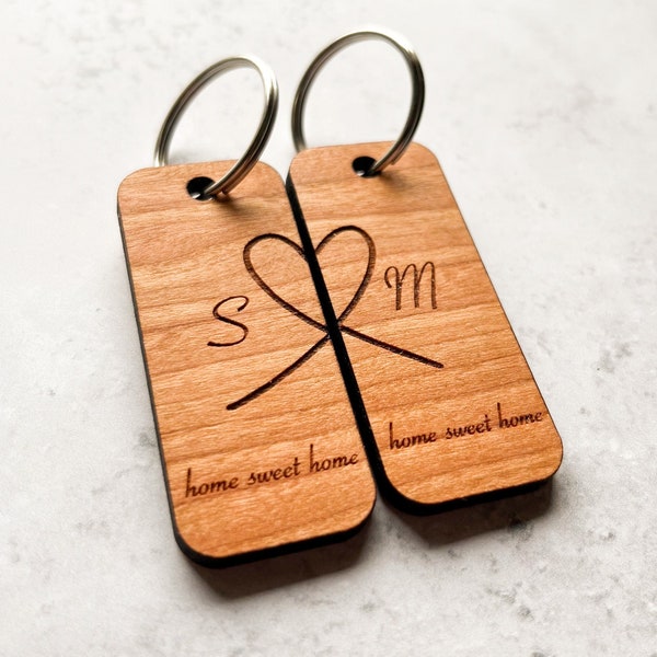 Home Keychain - Etsy